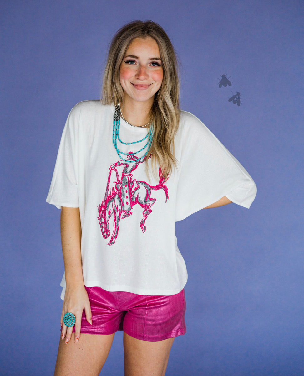 Shiny Show Off Top – The Gypsy Buffalo